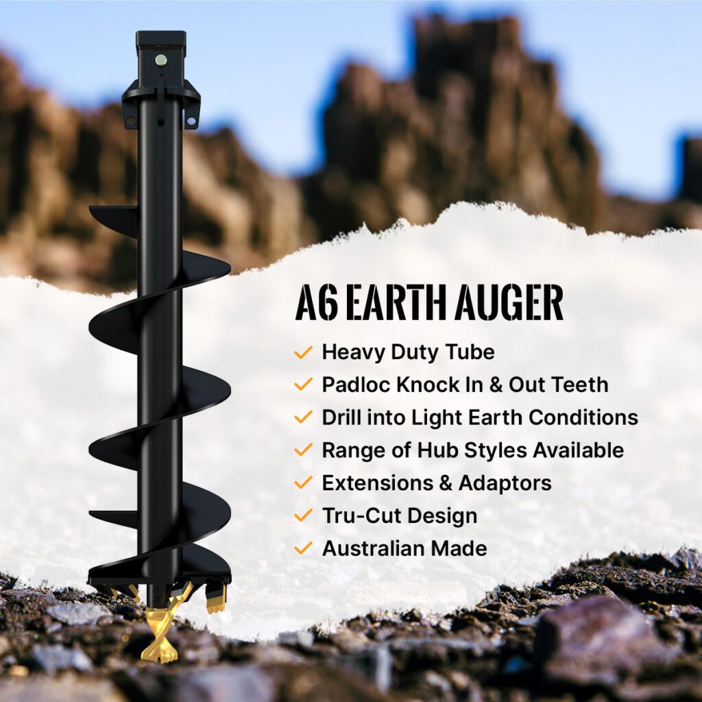 A6 Earth Auger | Southern Earthmoving Attachments