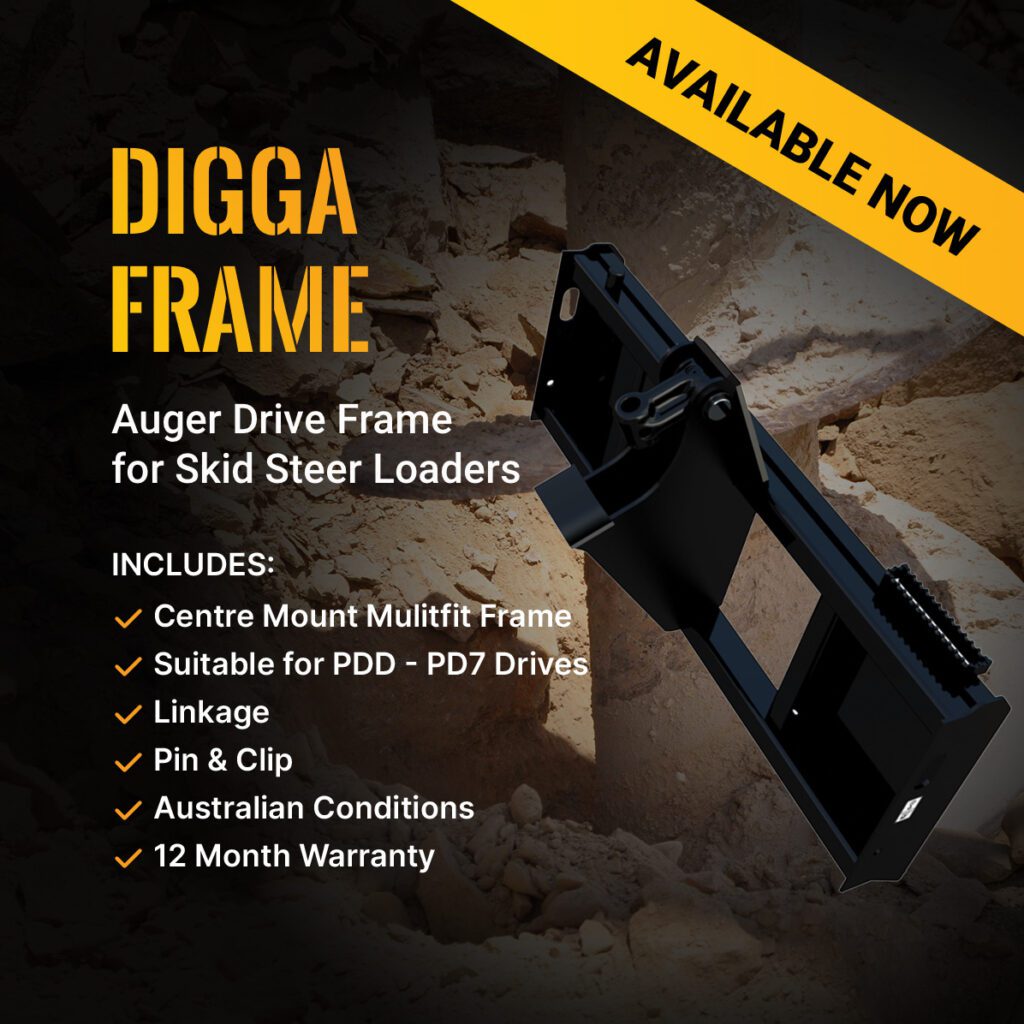 Skid Steer Fixed Centre Mount Frame | Southern Earthmoving Attachments